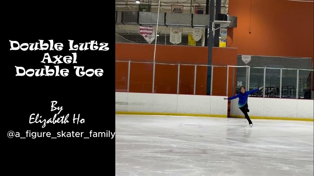 Elizabeth's Combination Jumps Double Lutz/Axel/Double Toe Loop - YouTube