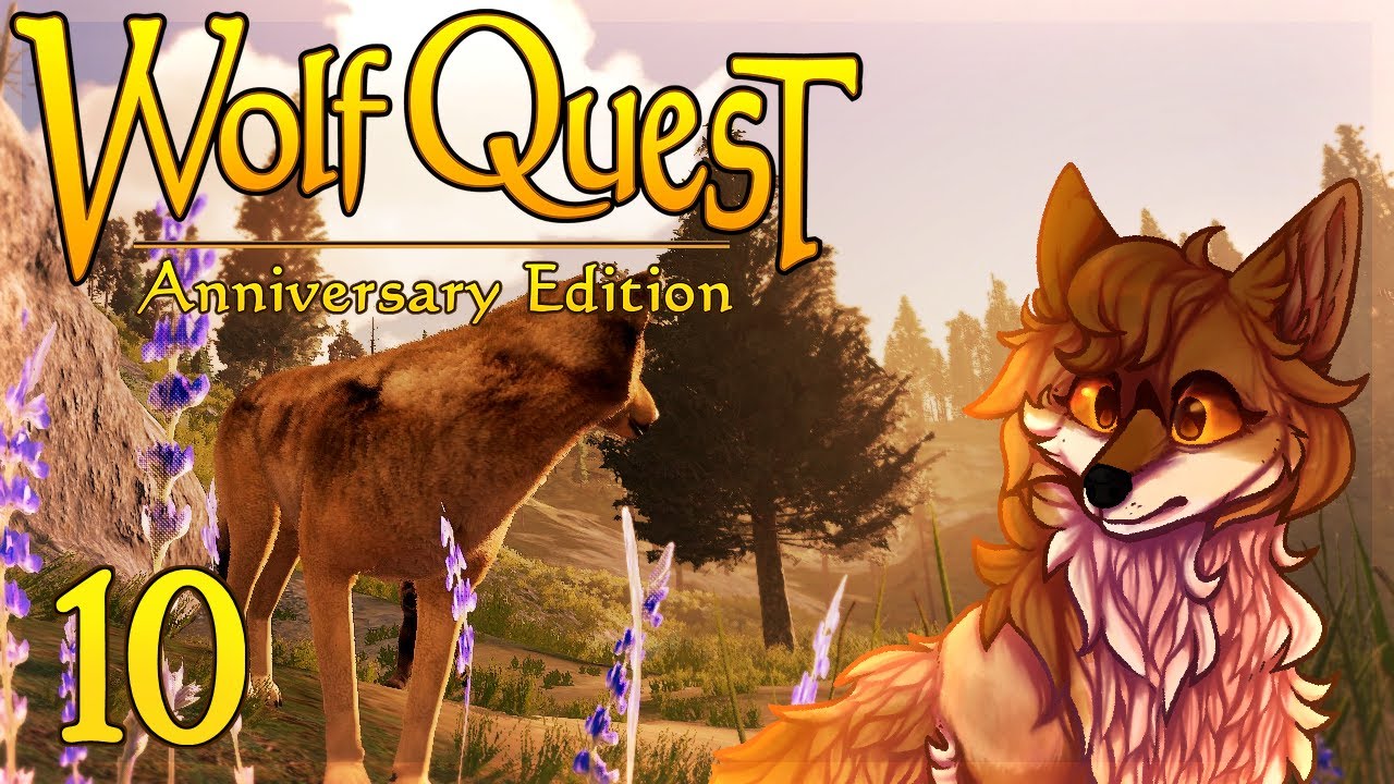 WolfQuest: Anniversary Edition | 10 | Caring for Pups... - YouTube
