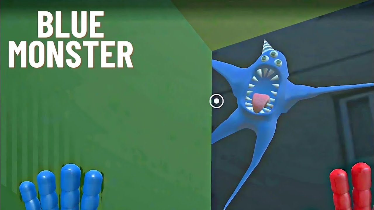 Blue Monster In Garten Of BanBan Chapter 2 Red Monster Survival Full ...