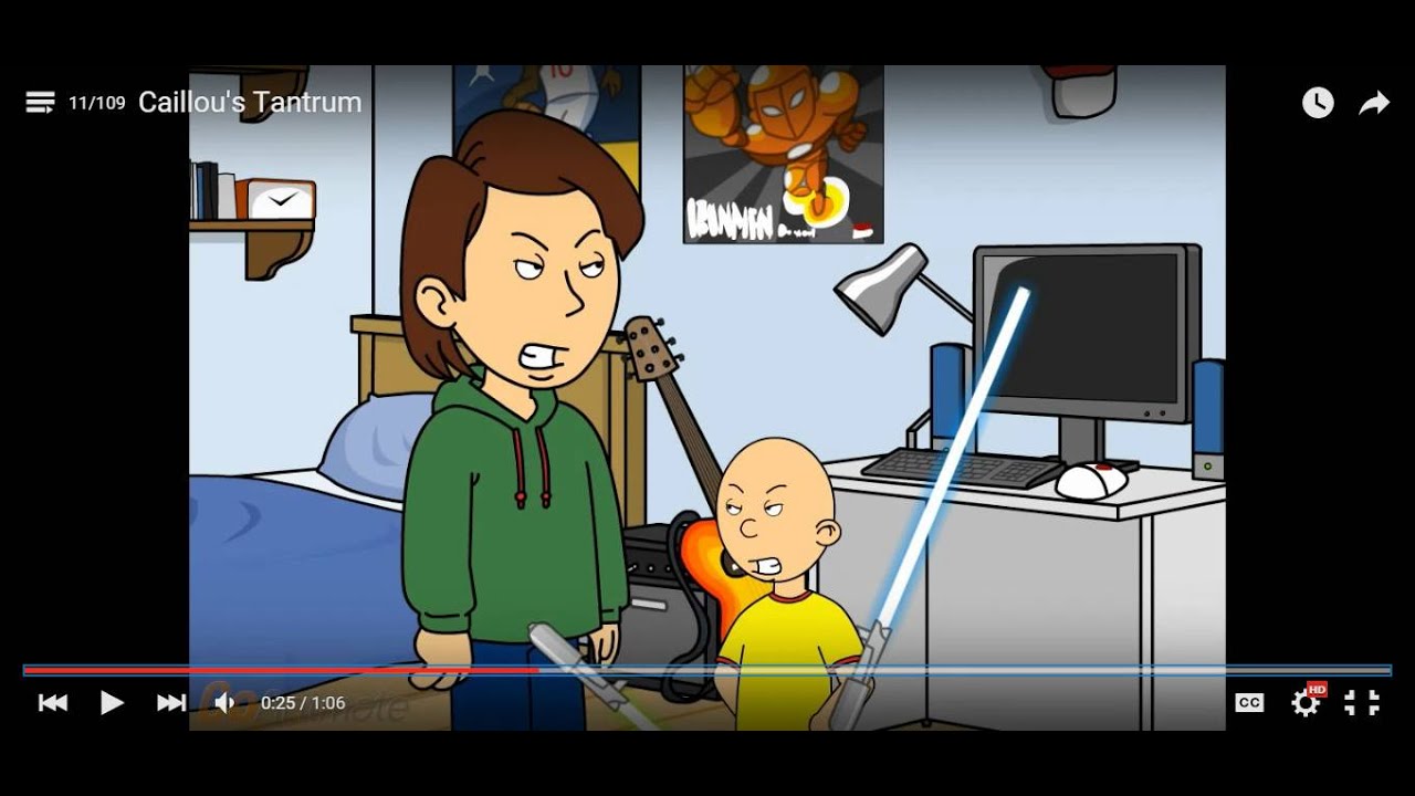 ActivistVictor reacts to "Caillou's Tantrum" - YouTube