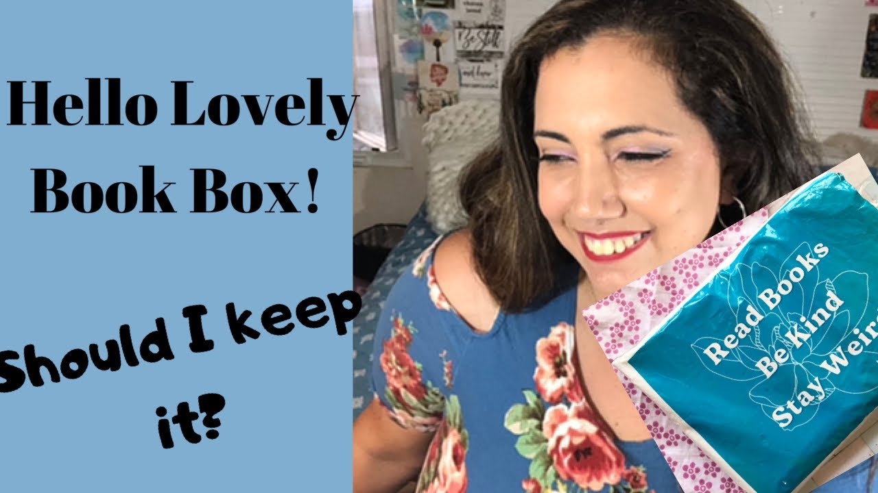 HELLO LOVELY BOOK BOX! JULY 2020 - YouTube