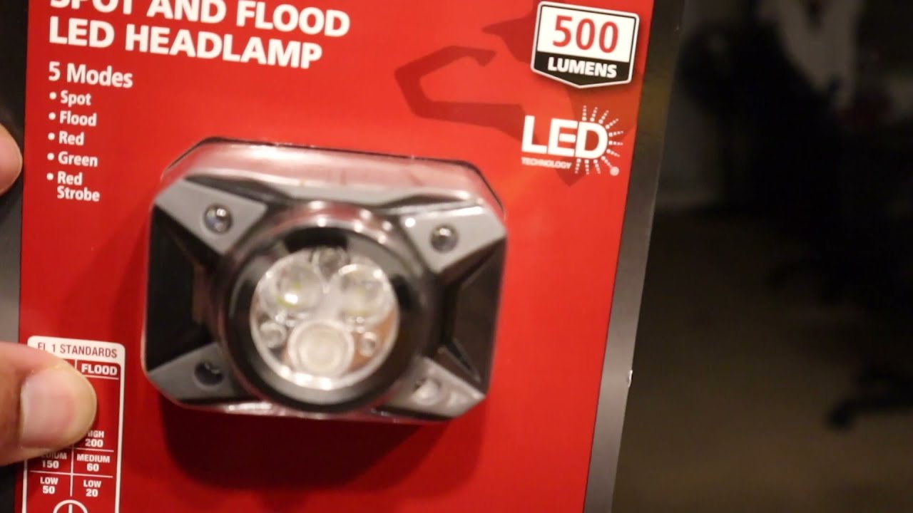 HUSKY SPOT AND FLOOD LED HEAD LAMP SALE!!! - YouTube