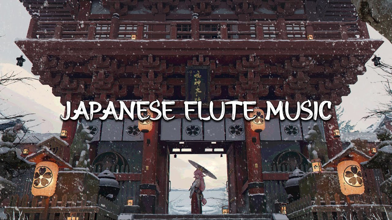 Winter in Japan - Japanese Flute Music For Meditation, Healing ...