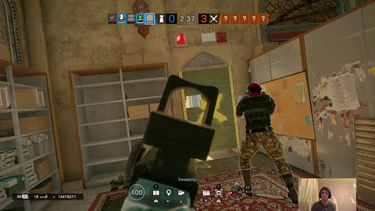 Rainbow 6 siege GOLD III [2600+ MMR] playing ranked - YouTube