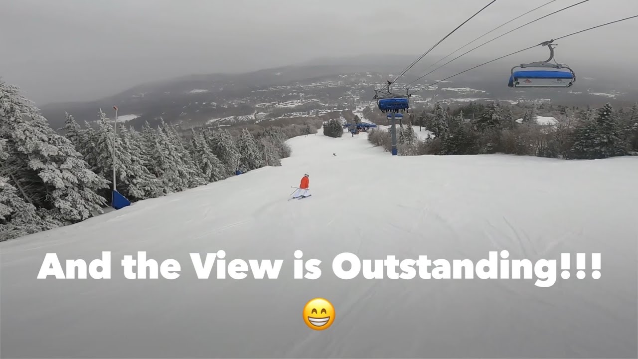 Perfect Ski Day at Mount Snow! 😎⛷ - YouTube