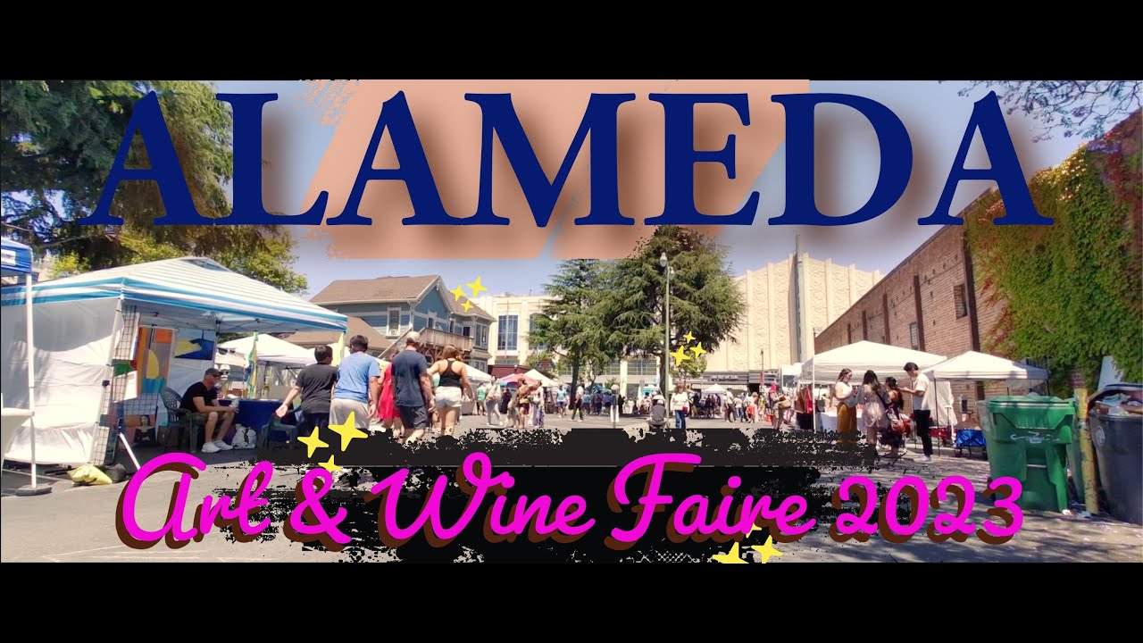 🇺🇸 Alameda, CA - Art & Wine Faire 2023 - 4K ASMR Walking Tour - YouTube