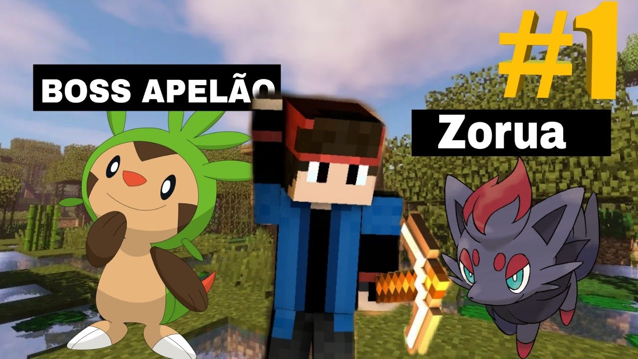 Minecraft_APARECEU UM BOSS E ZORUA E MODEL DE CASA PIXELMON ep.1 - YouTube