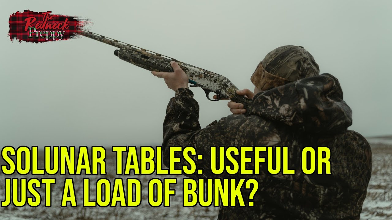 Solunar Tables: Useful or Just a Load of Bunk? - YouTube