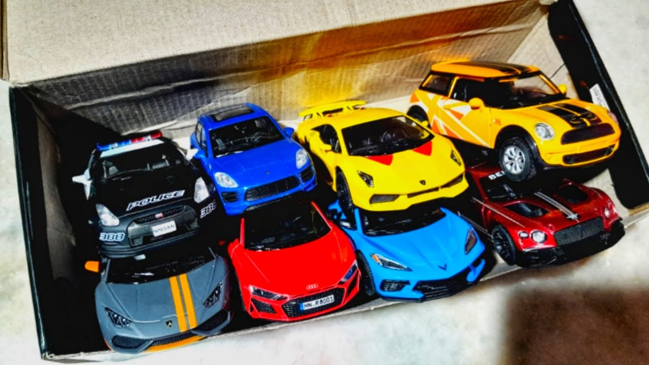 Small Scale Model Cars / Box Various Supercar - Toy Cars Form The Box ...