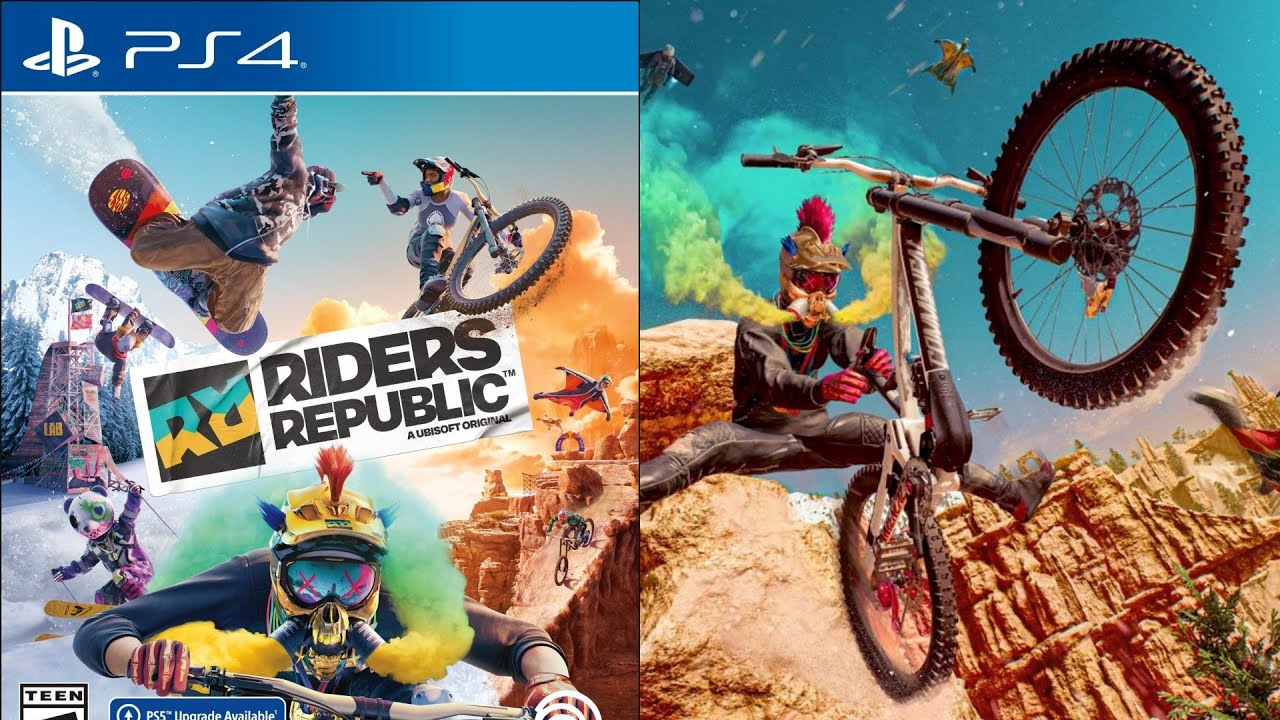 Playstation Riders Republic Free roam bike trick bmx open world PS4 ...