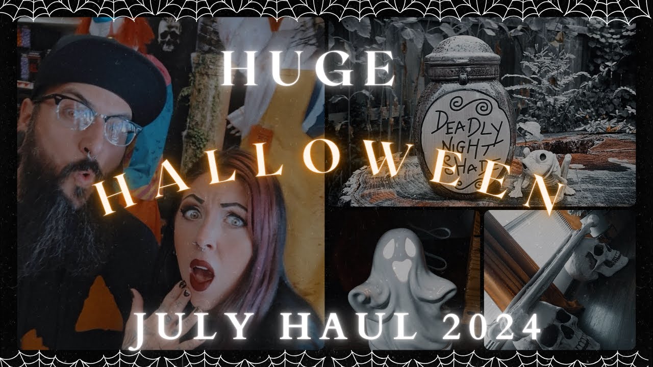 Huge Halloween July Haul 2024 - YouTube
