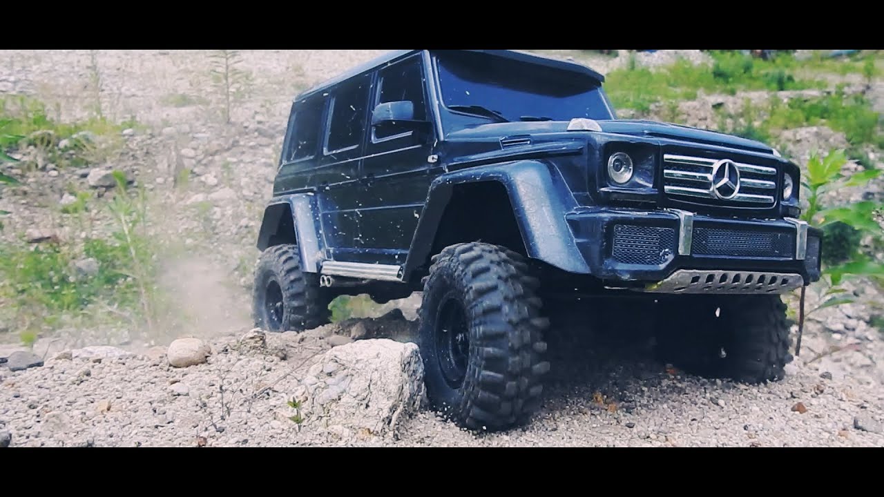 Mercedes Benz G500 4x4 Off-roading Traxxas TRX4 RC - YouTube