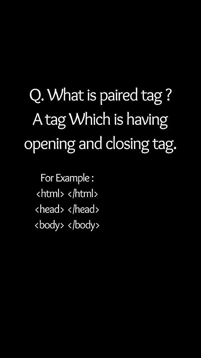 Tags In Html 🔥 Css Html Html5 Coding Shorts Short Youtubeshorts Instagram Youtube