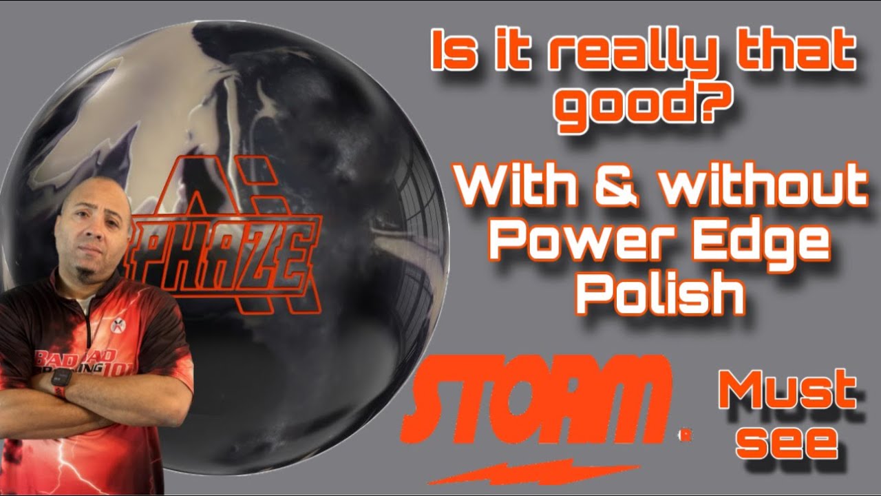 Storm Phaze AI Bowling Ball Review With & without Power Edge - YouTube