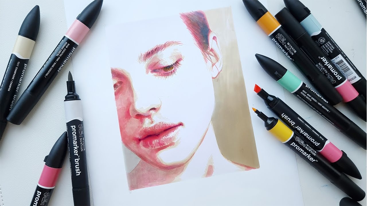 [Review] 윈저앤뉴튼 프로마카 리뷰 (Windsor&Newton Promarker 48 colors) | semorim ...