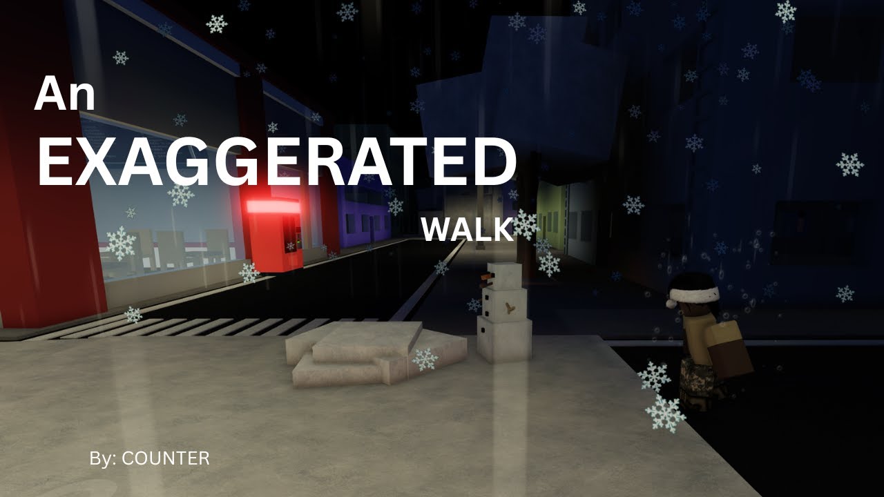 An EXAGGERATED Winter Walk. | A Cinematic Short | Jujutsu Shenanigans ...