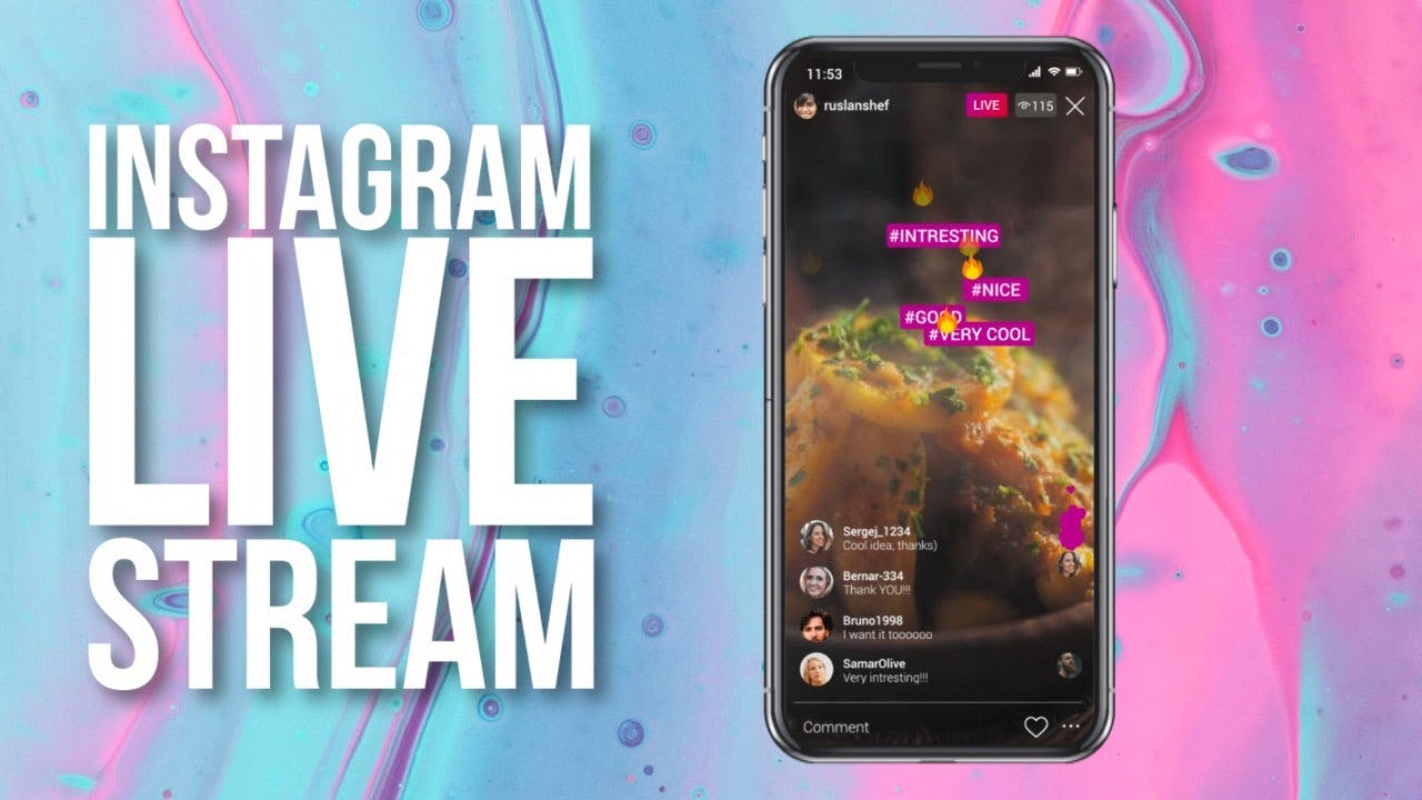 Instagram Live Stream - After Effects Templates - YouTube