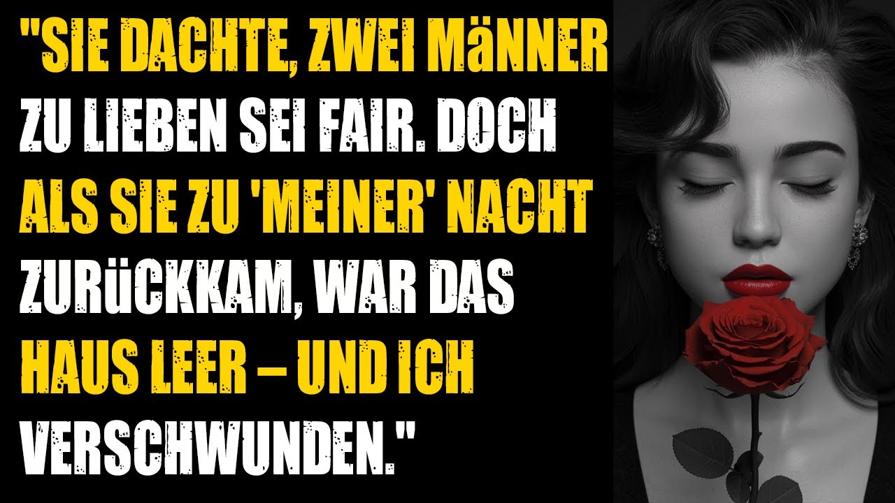 „Eine Nacht mit ihm, eine mit dir“ – das sagte meine untreue Frau zu ...