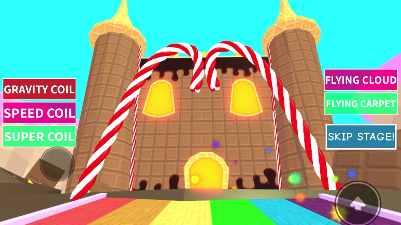 Playing the candy land obby on ROBLOX - YouTube