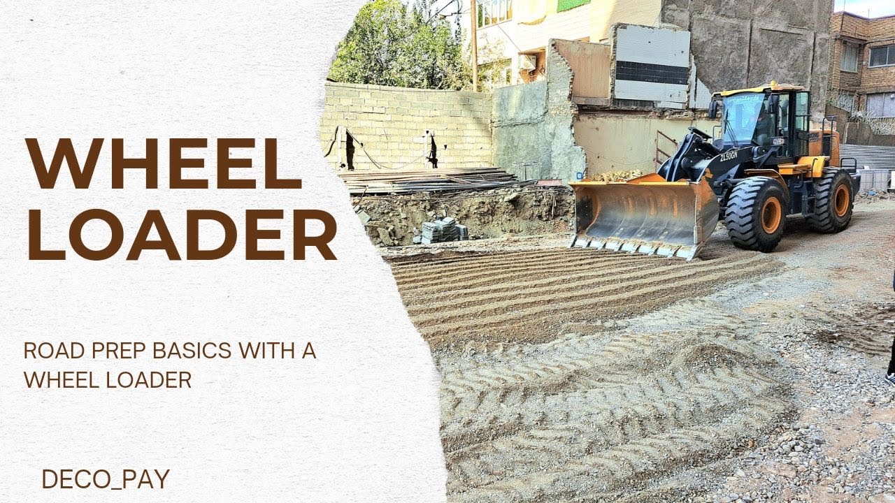Road Prep Basics with a Wheel Loader - YouTube