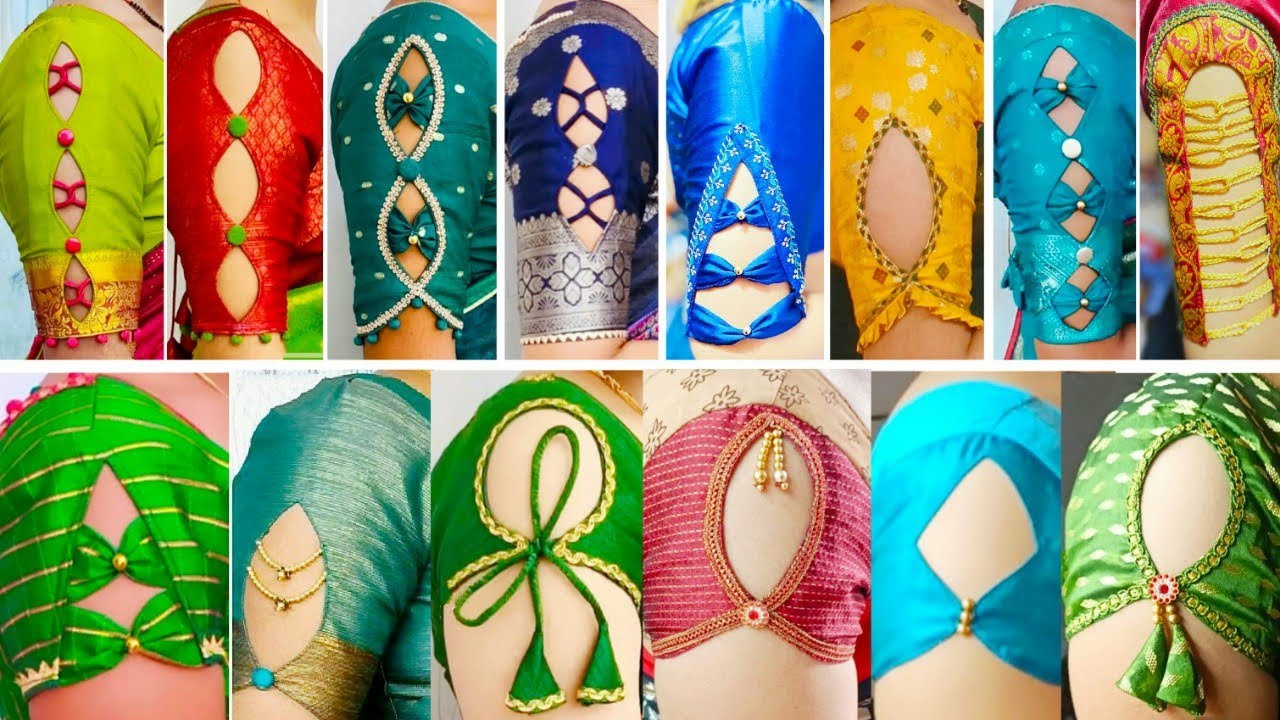 Latest Blouse Sleeve Designs😍Simple And Daily Ware Blouse Hand Ideas ...
