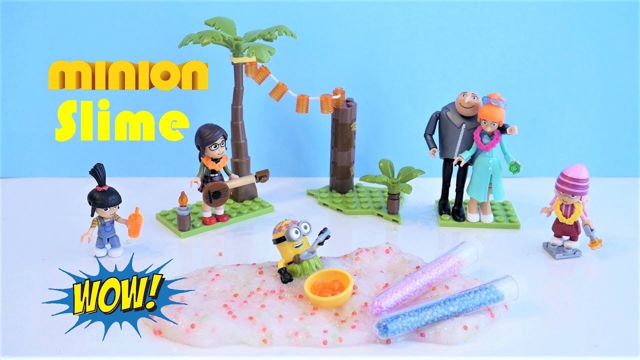 Crazy Crunchy Despicable Me Minion Slime DIY | Satisfying Crunchy Slime ...