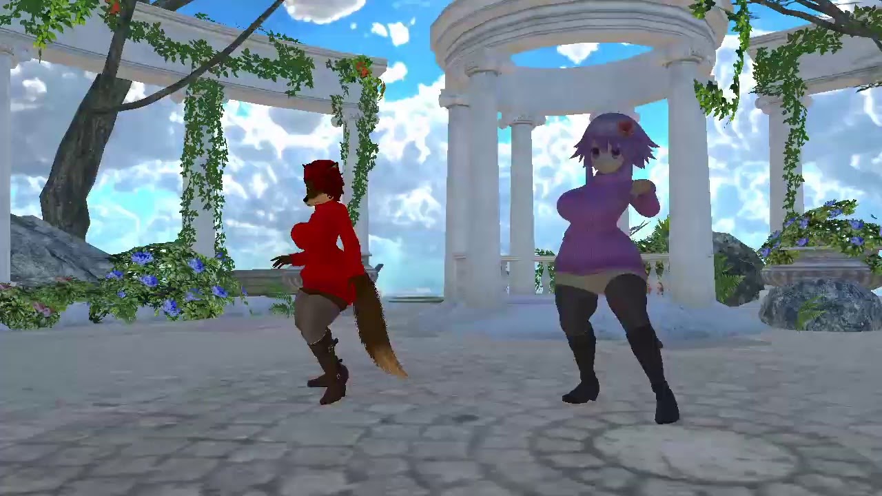 VRChat, MMD, fuzzy sweater edition - YouTube