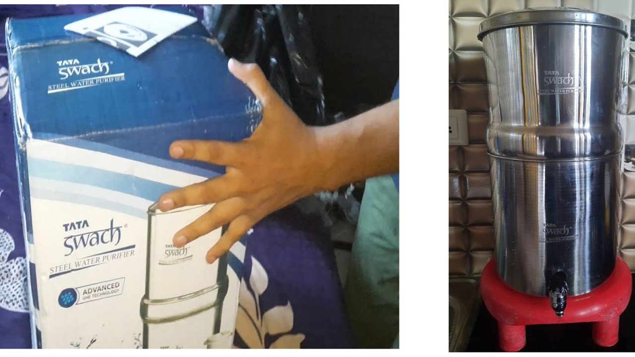 Tata swach stainless steel water purifier|💧Non-Electric safe water ...