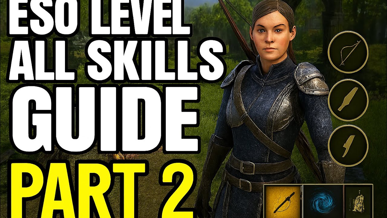 ESO Leveling Guide Part 2: Skill Lines, Gear Setup & Crafting Tips for ...