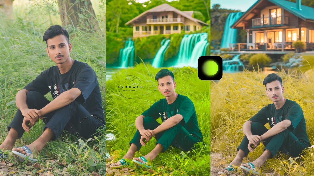 hypic app se background editing and mountain hous with sky photo ...