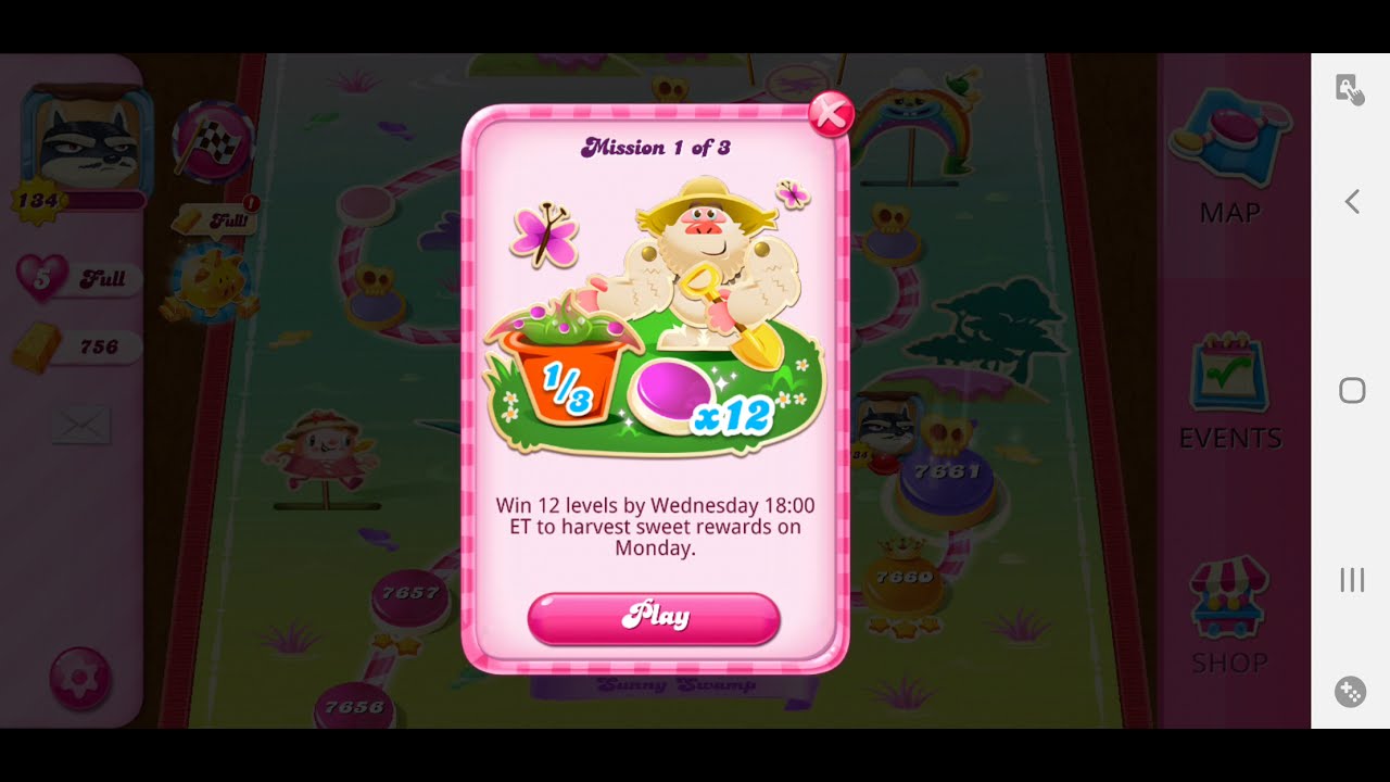 Mission 1 of 3 Mr. Yeti splashscreen Candy 🍬 Crush Saga - YouTube