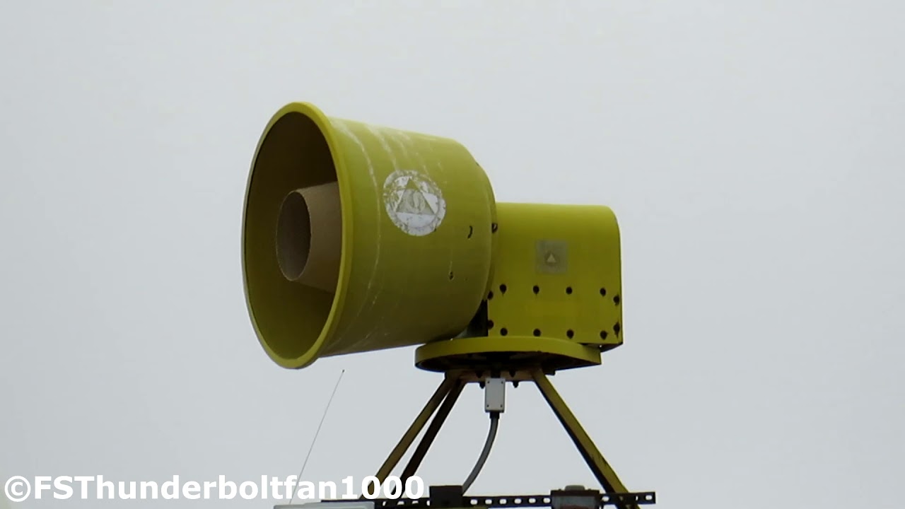 ACA P-15 Siren Test - Kohler, WI - YouTube