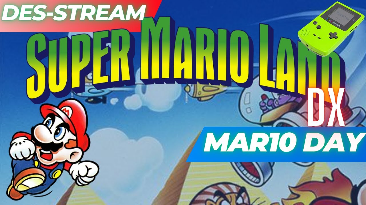 Happy MAR10 DAY ! - Jugando Super Mario Lando DX - YouTube