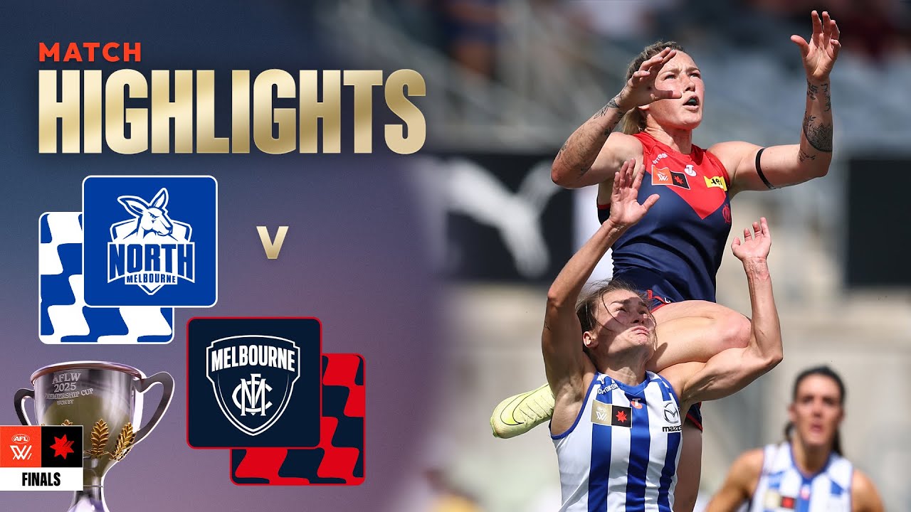 North Melbourne v Melbourne Highlights | Preliminary Final, 2025 | AFLW ...
