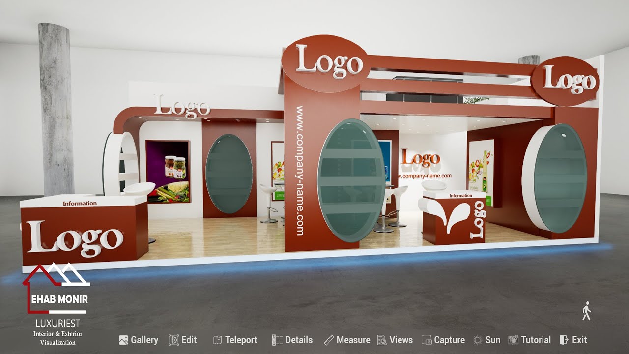 Interactive Booth design in Unreal engine 5 - YouTube