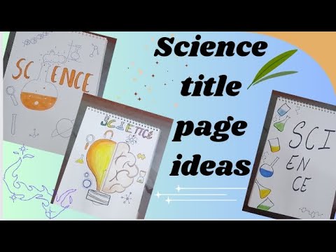 Which science title page you try ?|#art #science #school #title #project #shorts - YouTube