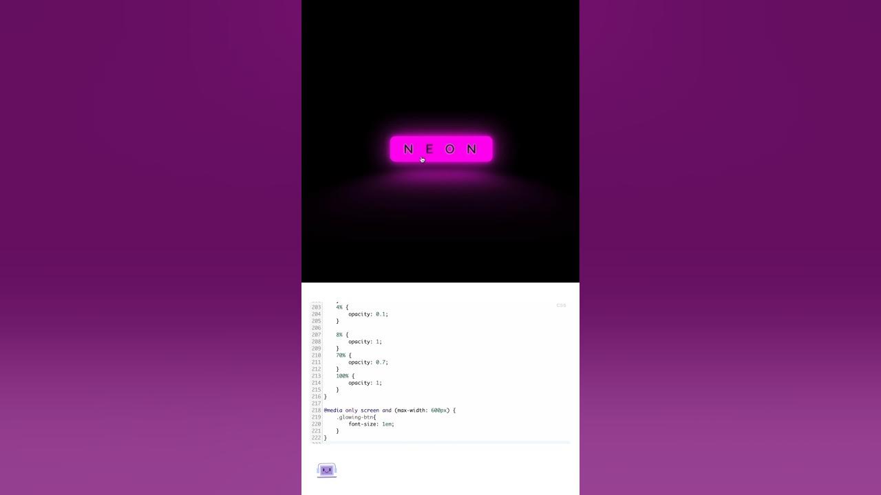 Html Css Neon Button Programm Programming Html Css Webdeveloper Webdesigner Webtemplate