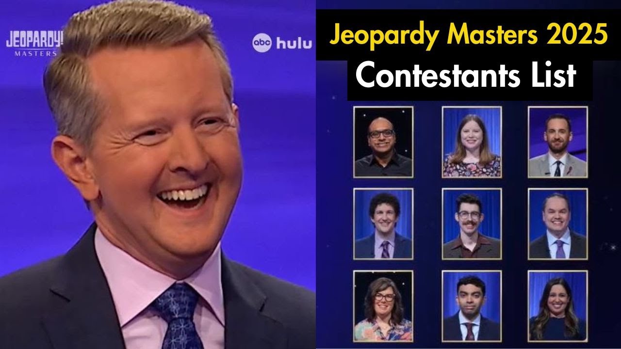 Jeopardy Masters 2025 Contestants Names List with Pictures | Season 3 ...