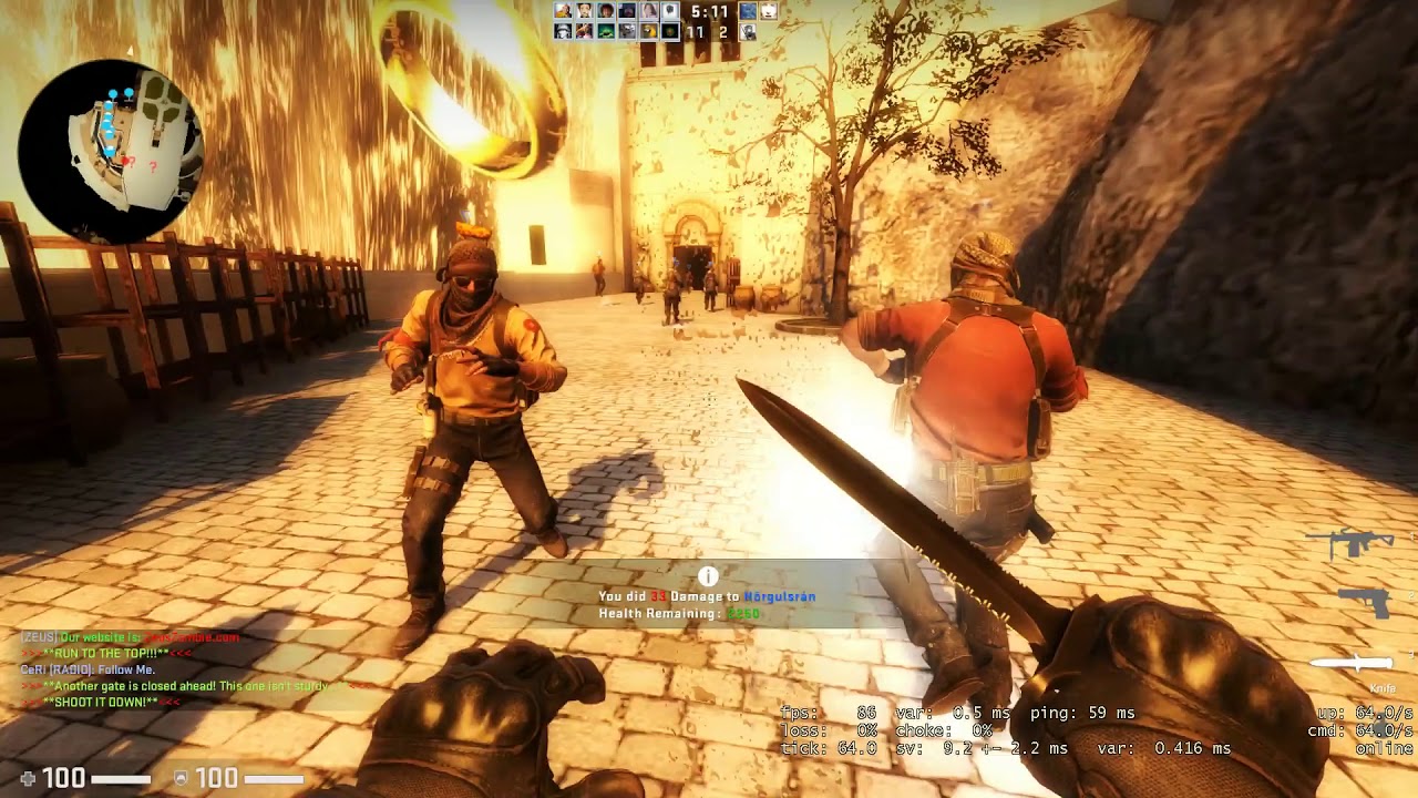 [CS:GO] Zombie Escapeze_LOTR_Minas_Tiret_p2 #zeus - YouTube