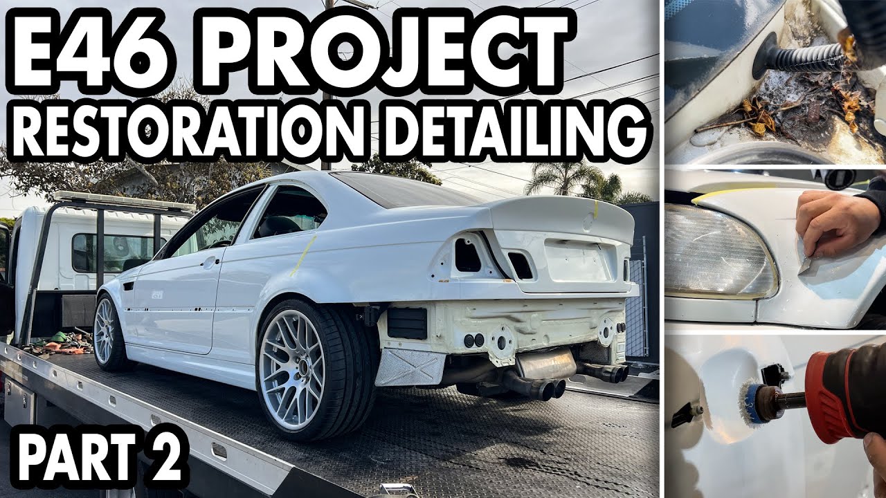 BMW E46 M3 RESTORATION! // Wet Sanding & Paint Correction // Part 2 - YouTube
