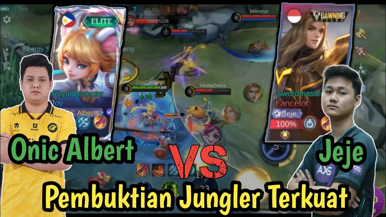 Onic Albert Vs Jeje. Duel Jungler tetkuat di Indonesia! Match panas ...