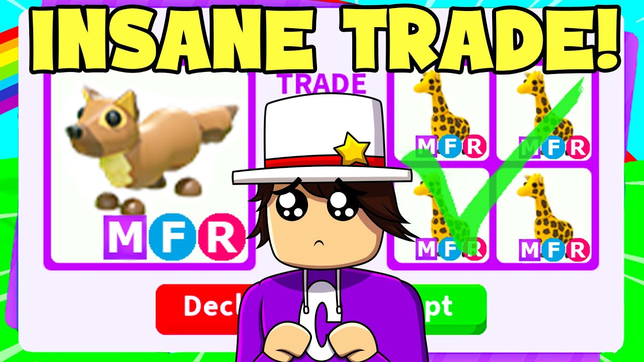 Trading the WORLDS FIRST MEGA PINE MARTEN in adopt me! - YouTube