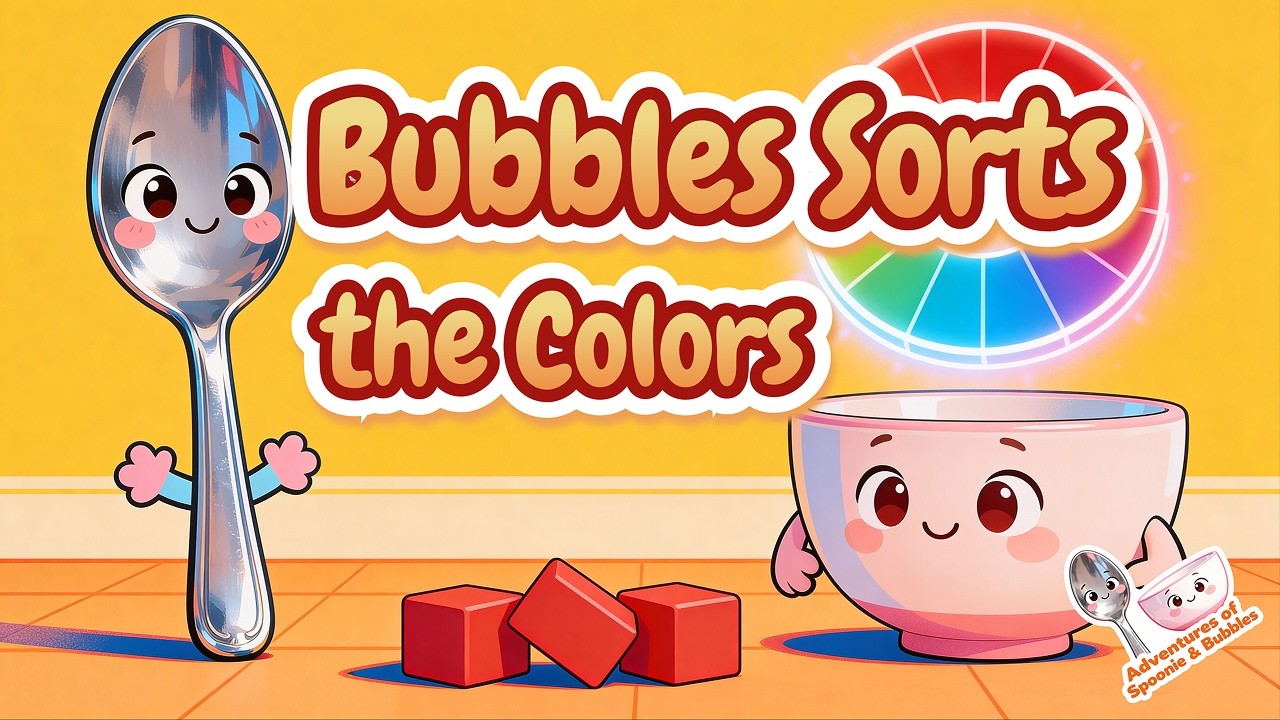 Sorting Colors & Counting for Kids 🎨 | Bubbles Sorts the Toys ...