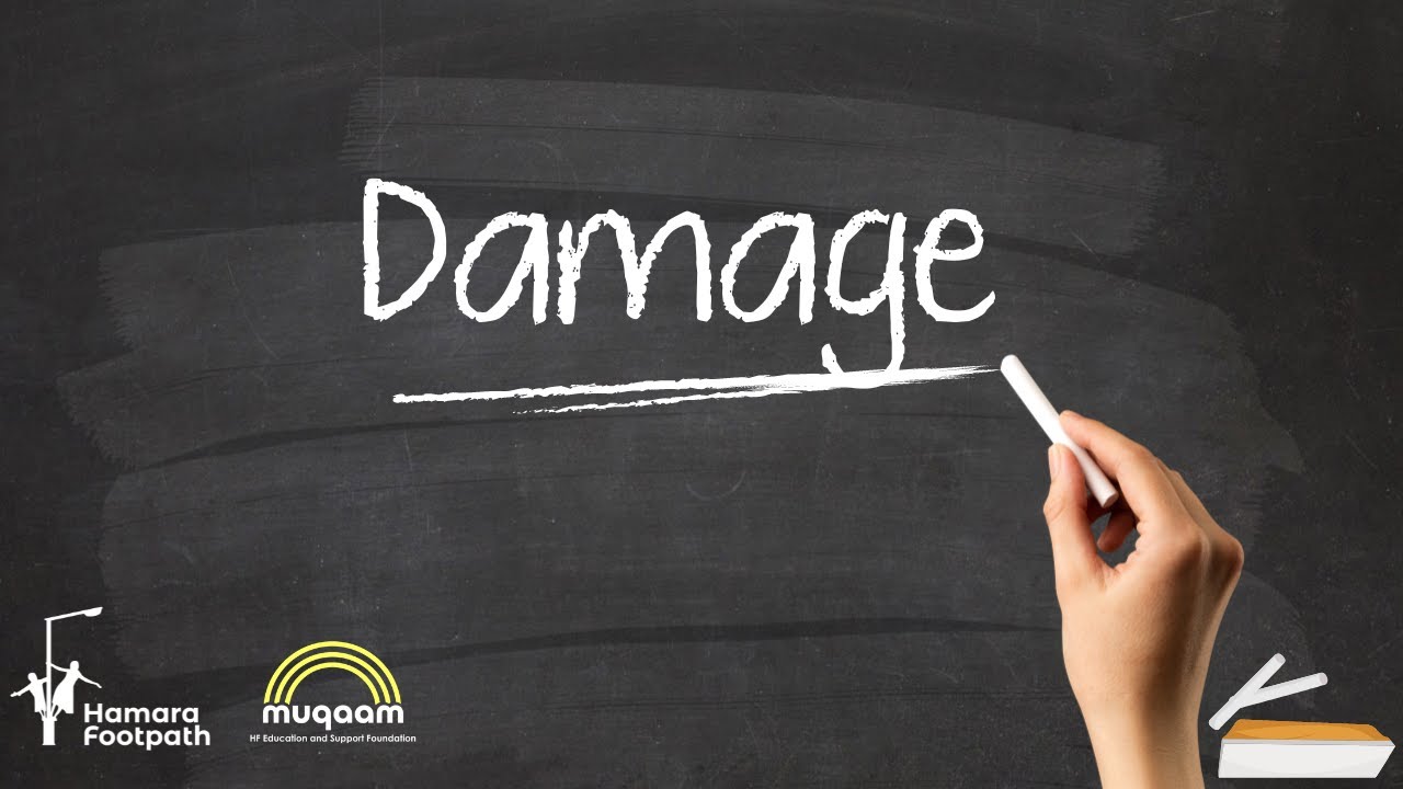 Easy to learn English word DAMAGE pronunciation meaning Hindi ...