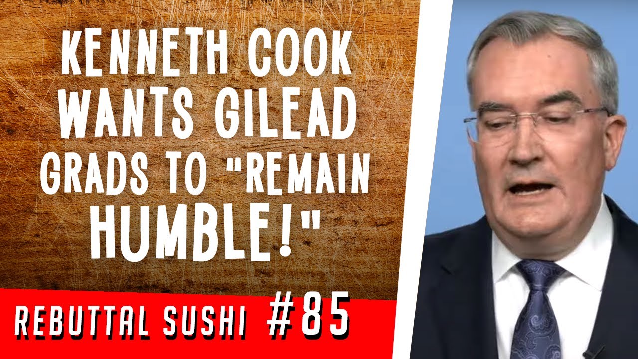 Kenneth Cook wants Gilead graduates to "remain humble!" - YouTube