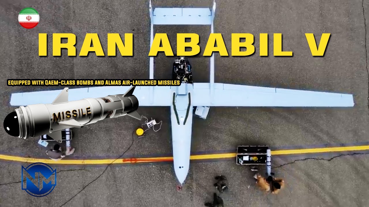 Iran Ababil-5 Reconnaissance Combat Drone! ACTION! - YouTube