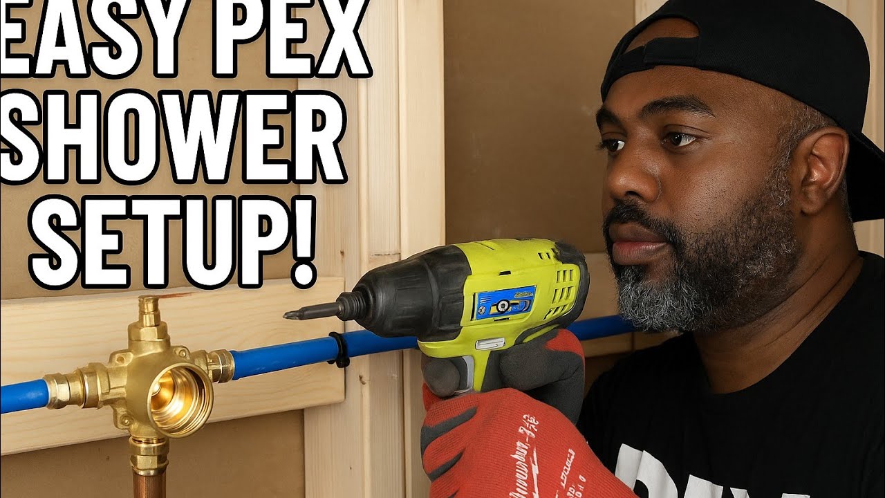 How to Install a Shower Valve with PEX – Step-by-Step DIY Guide - YouTube