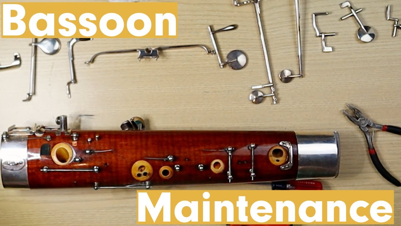 How to Completely Take Apart Your Bassoon and Oil the Keys - YouTube