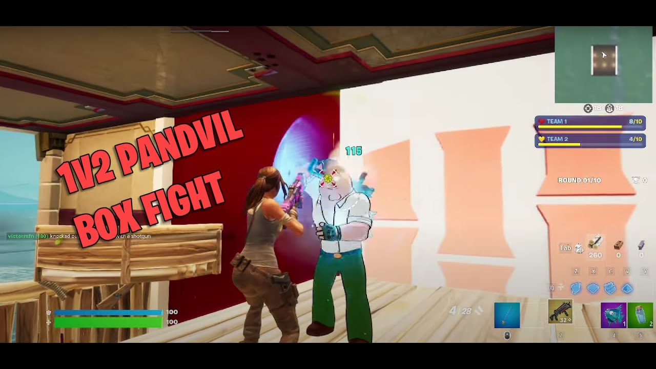 Destroying kids in Pandvil box fights 1v2 - YouTube