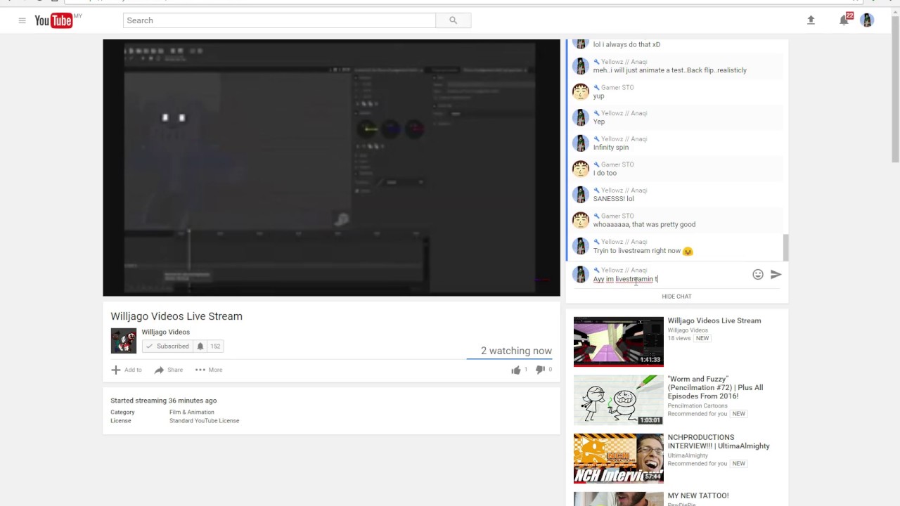 Yellowz // Anaqi Live Stream Test :3 - YouTube
